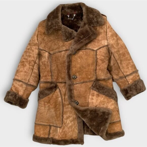 Sears | Jackets & Coats | Vintage Sears Sheepskin Shearling Fur Rancher ...